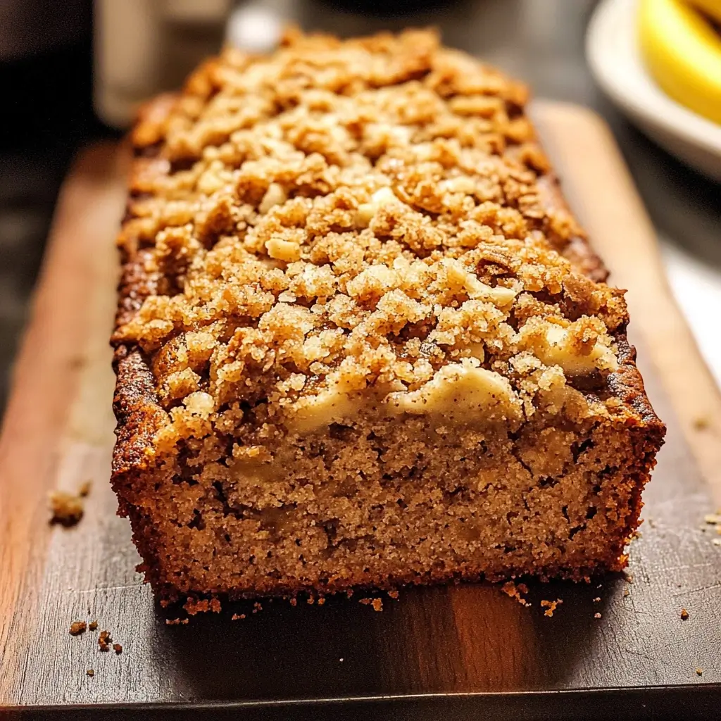 Banana Bread With Streusel Topping
