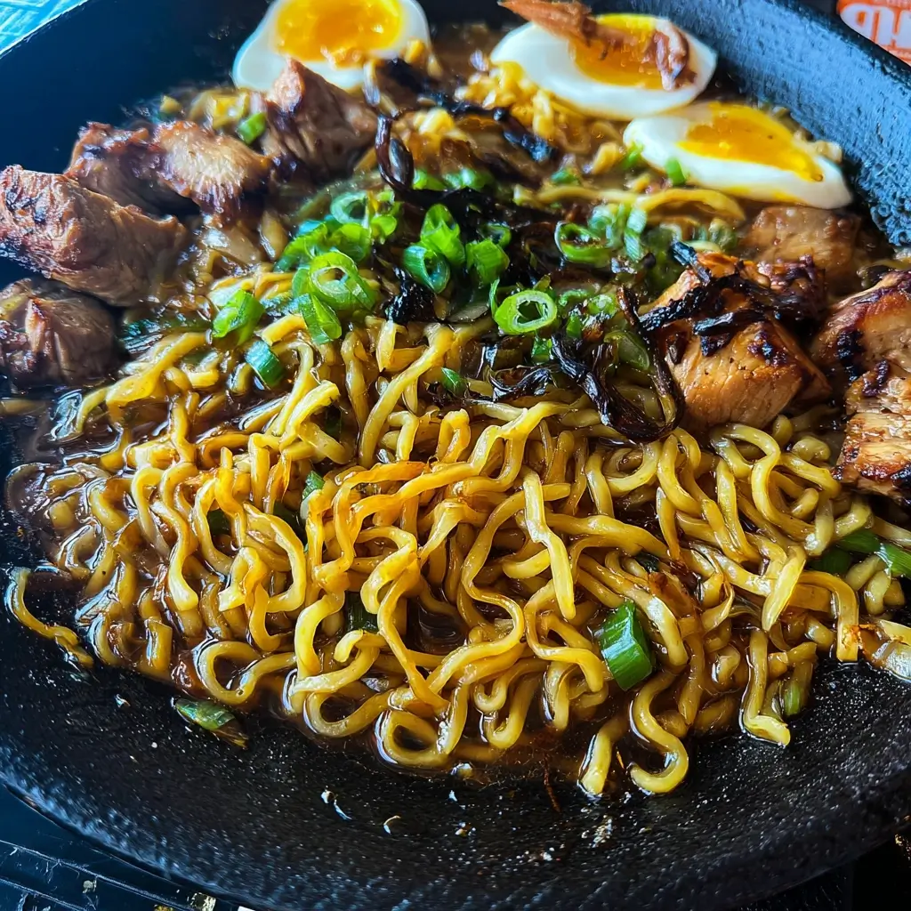 Blackstone Japanese BBQ Ramen Noodles Recipe – Recipe Whisper
