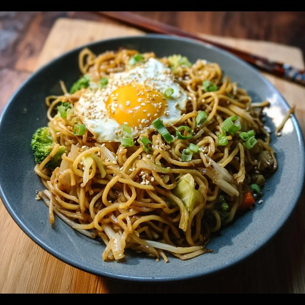 15 Minute Easy Yakisoba Noodles Stir Fry Recipe – Recipe Whisper